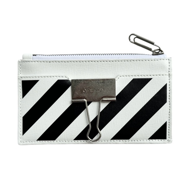 Off-White | Bags | Offwhite New In Box Binder Card Case With Pocket In ...